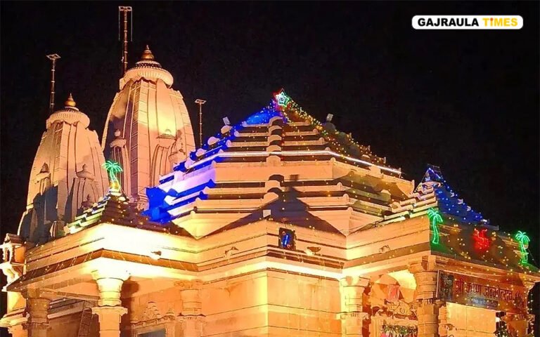 Gajraula : श्रीराम मंदिर में भव्य कार्यक्रम - Gajraula Times